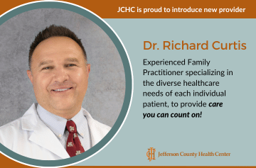 Dr. Richard Curtis Joins JCHC Clinics